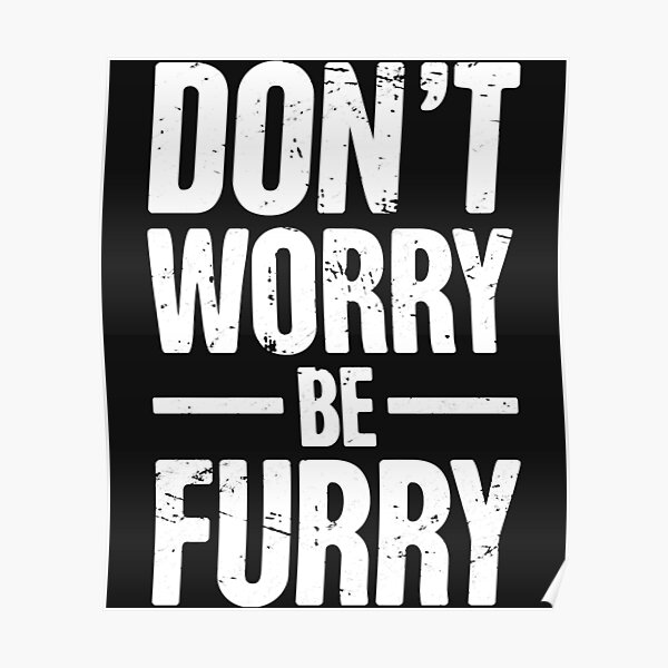 "Funny Anthro Furry Fandom Fursuit Con Gift" Poster for Sale by ...