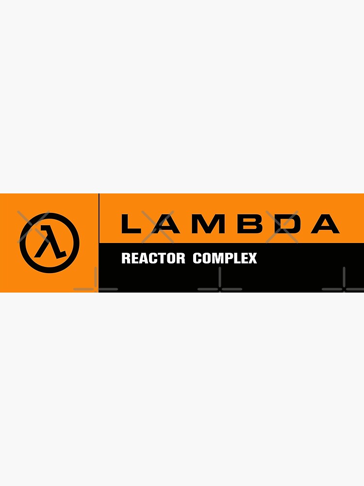 Póster «vida media | Señalización del complejo del reactor complejo Lambda» de LGSmerch | Redbubble