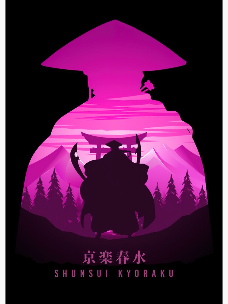 "Shunsui Kyoraku" Sticker for Sale by DavidBenson47 | Redbubble