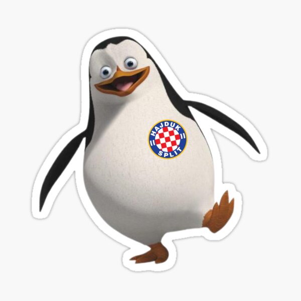 "Hajduk Split penguin" Sticker for Sale by StipeJ | Redbubble