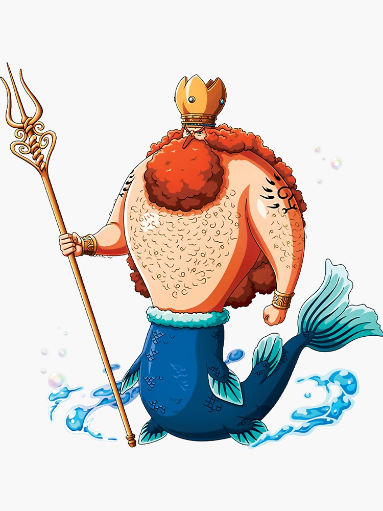 "Cartoon king neptune Art" Sticker for Sale by Milkygmail | Redbubble