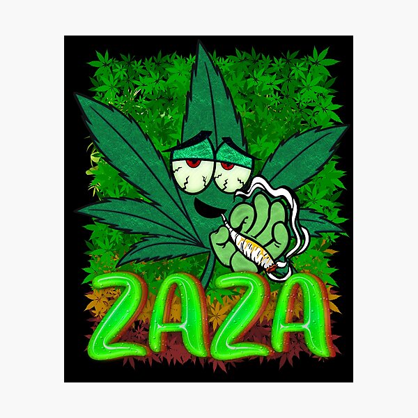 "ZaZa Weed" Photographic Print for Sale by hip-hop-art | Redbubble