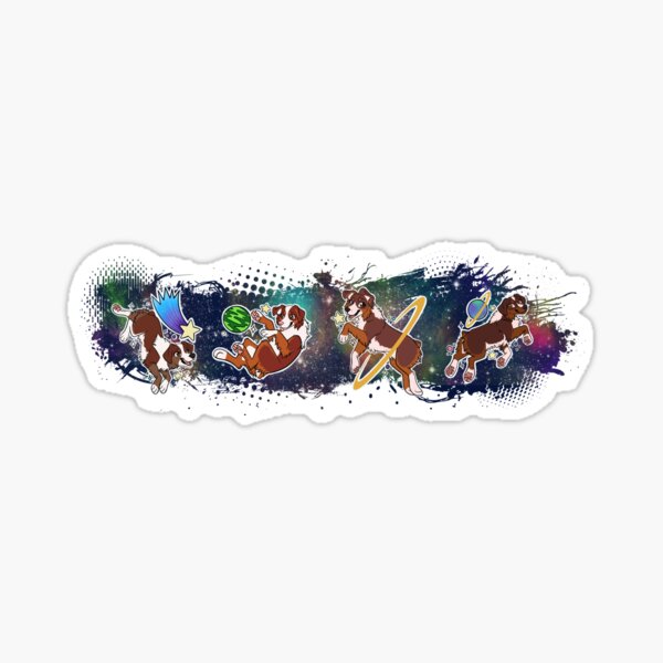 "Made of Stardust – Red Tris" Sticker for Sale by studioflight | Redbubble