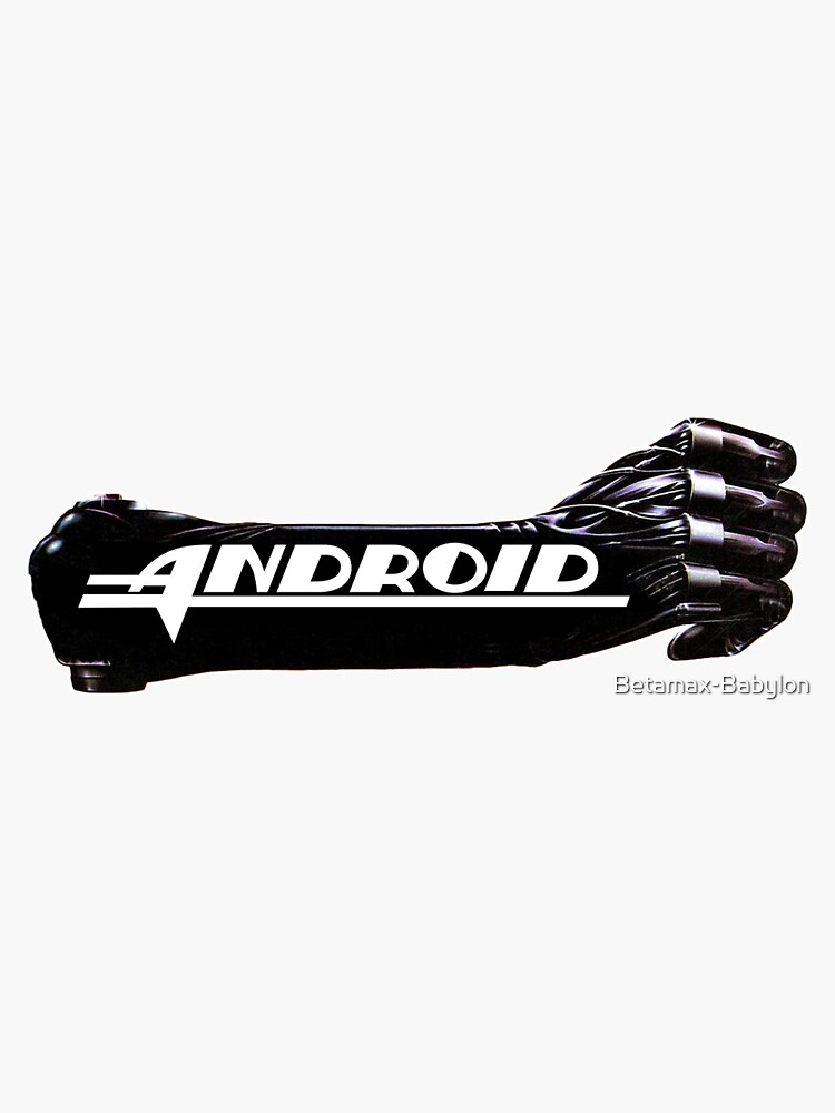 "Android! Logo" Sticker for Sale by Betamax-Babylon | Redbubble
