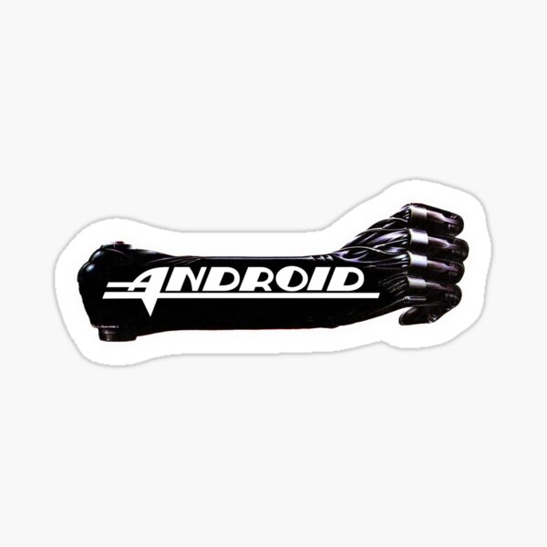 "Android! Logo" Sticker for Sale by Betamax-Babylon | Redbubble