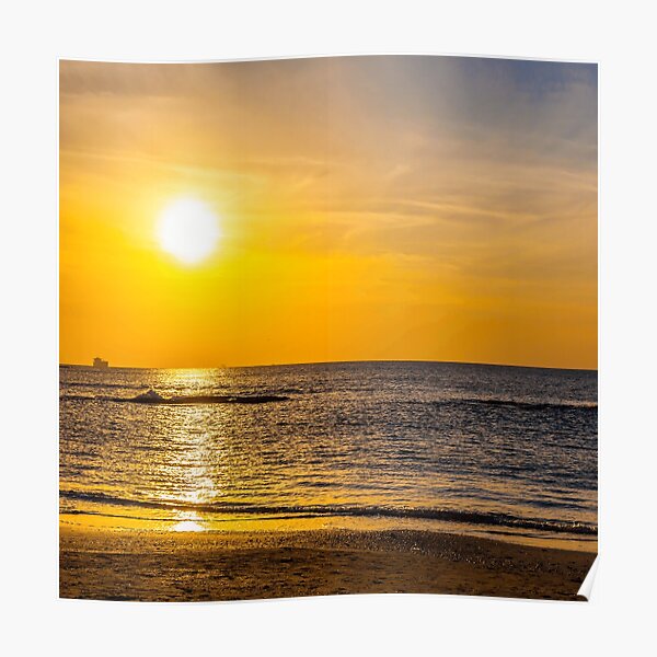 "Beach Sunset " Poster for Sale by Mr-socololo | Redbubble