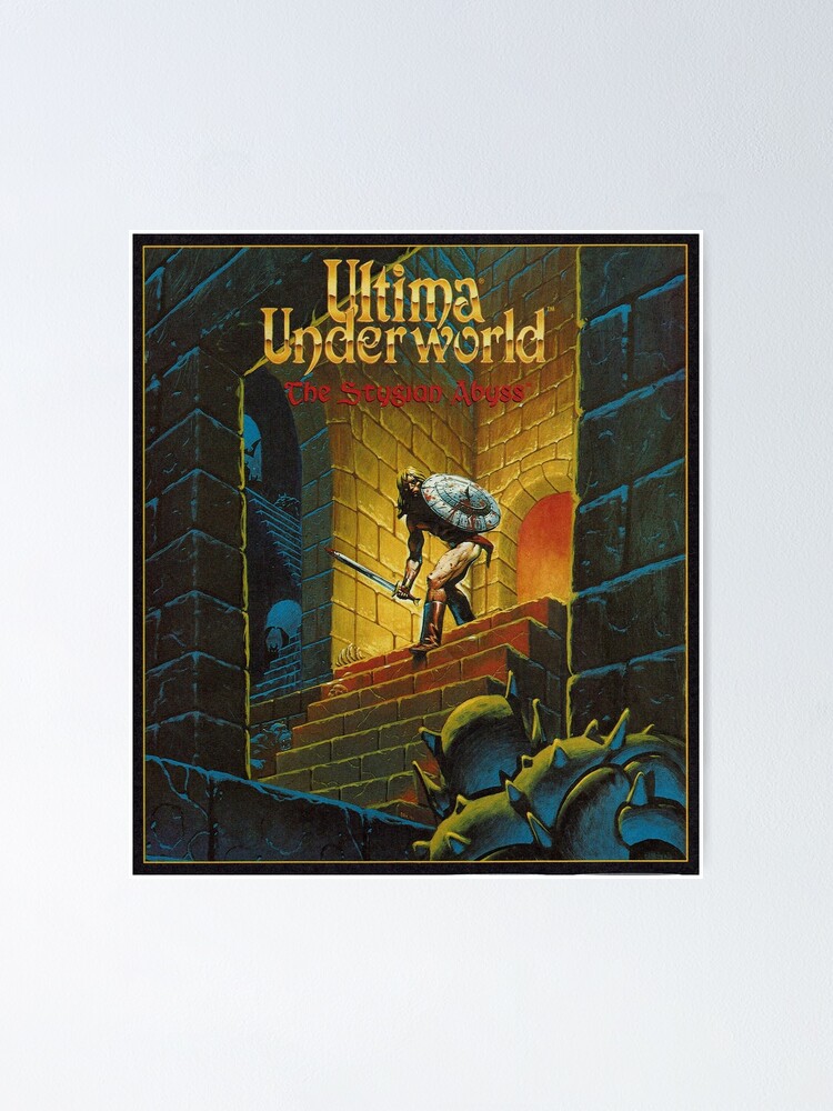 "Ultima Underworld | Box Art (1992)" Poster for Sale by LGSmerch ...