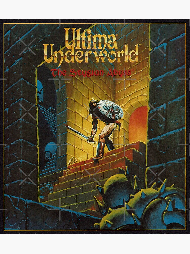 "Ultima Underworld | Box Art (1992)" Sticker for Sale by LGSmerch ...