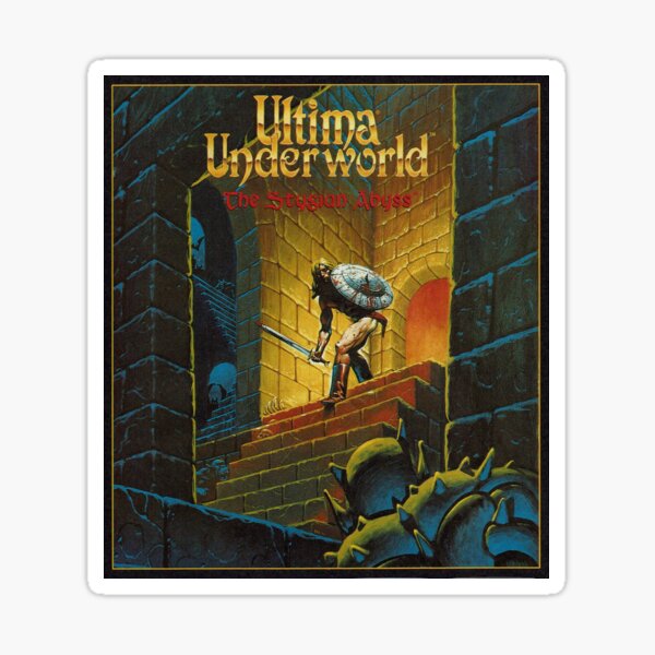 "Ultima Underworld | Box Art" Sticker for Sale by LGSmerch | Redbubble