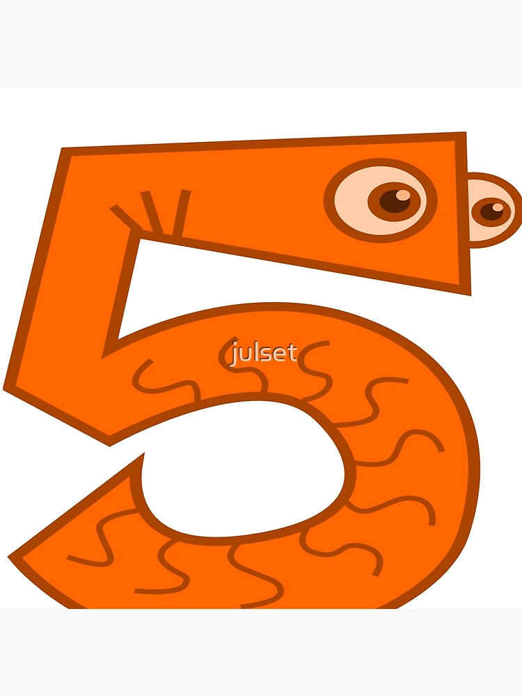 "Number Five" Poster for Sale by julset | Redbubble