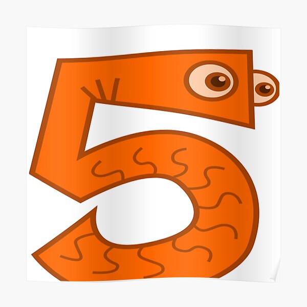 "Number Five" Poster for Sale by julset | Redbubble