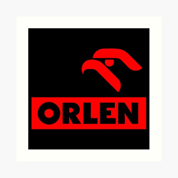 "Cool Orlen Logo" Art Print for Sale by sapesfend | Redbubble