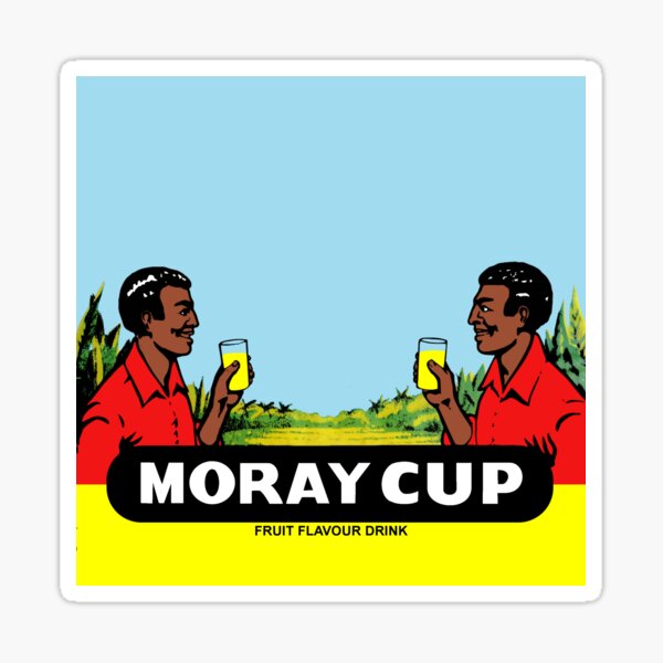 Pegatina «Moray Cup - clásico refresco escocés» de jaywinston | Redbubble