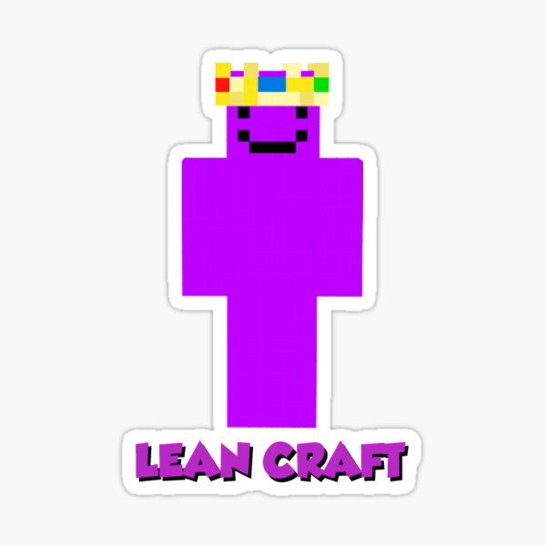 "Lean-Craft (I LOVE LEAN)" Sticker for Sale by apham6 | Redbubble