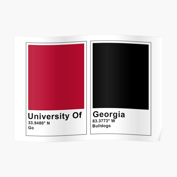 "university of georgia no.1 | UGA" Poster for Sale by dovi-designs ...