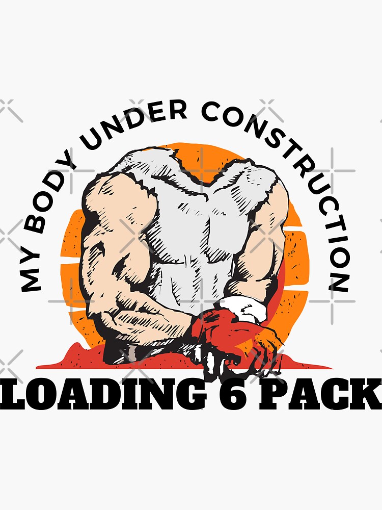 "My Body Under Construction Motivational Workout Fitness Essential T ...