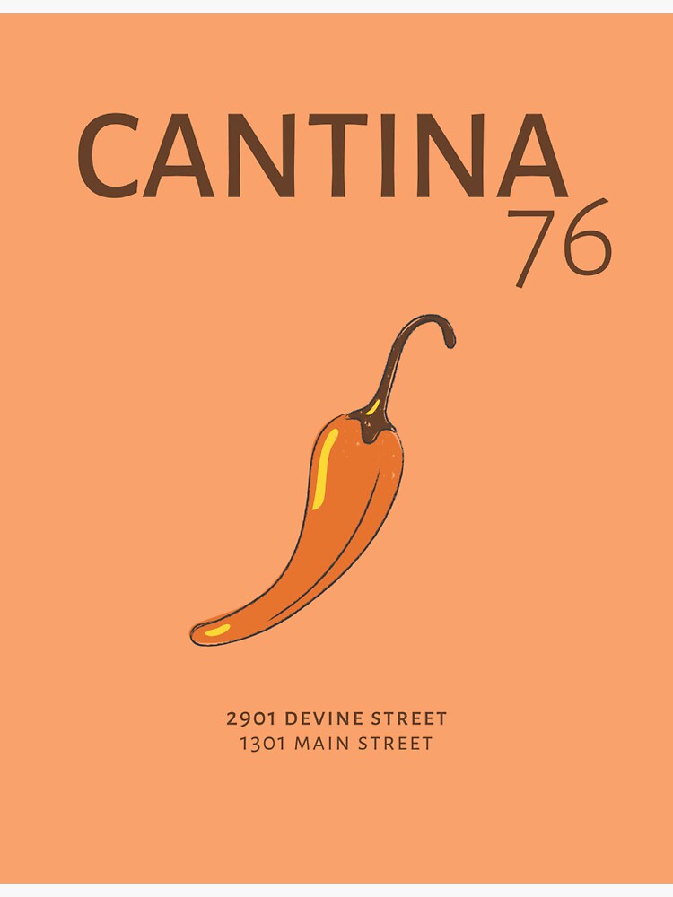 "Cantina 76 Poster" Sticker for Sale by sydneyca8 | Redbubble