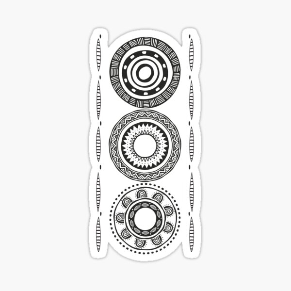 "African pattern (3)" Sticker for Sale by Againstallodds | Redbubble