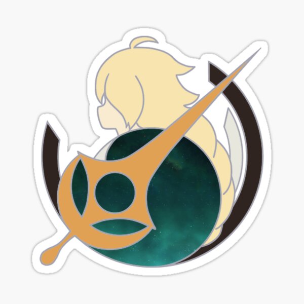 "Genshin Impact - Anemo Traveler Aether Constellation - Viator" Sticker ...