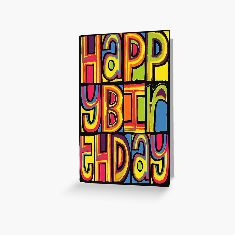"Happy Mondays Happy Birthday Design" Greeting Card for Sale by ...