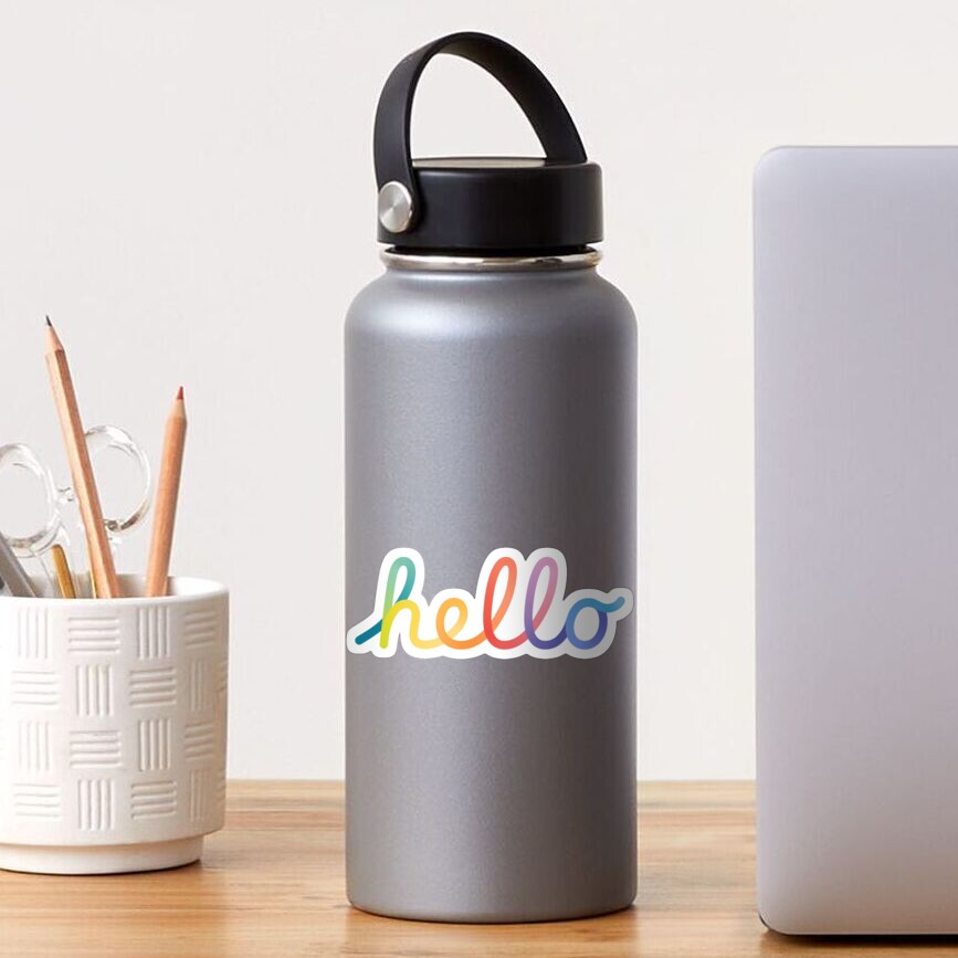 "Hello - Mac Apple Saying Design" Sticker for Sale by MaxBog | Redbubble