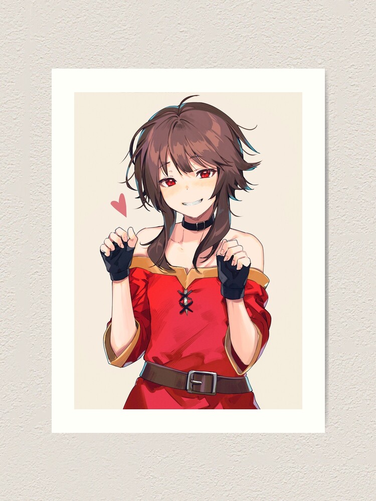 Lámina artística «Megumin Butt Thicc Ass Muslos (Konosuba Sexy Lascivo ...