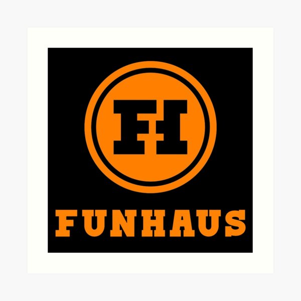 "funhaus logo" Art Print by evelyndi | Redbubble