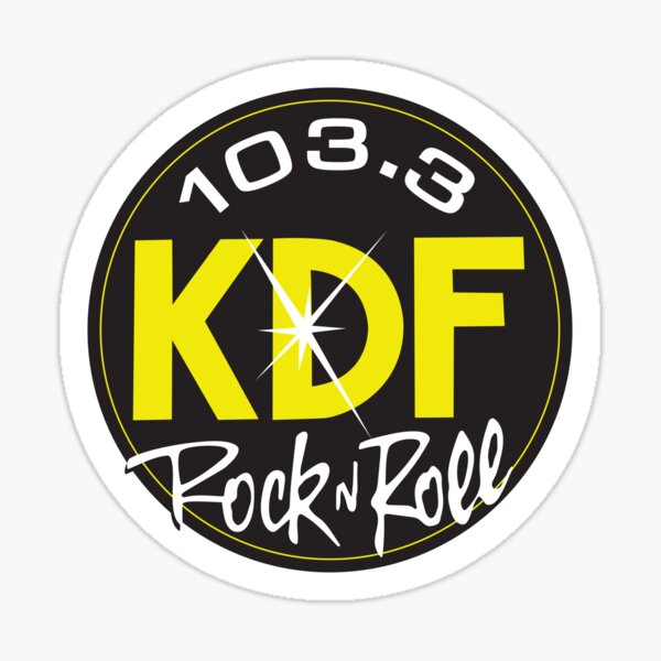 "103.3 KDF Nashville" Sticker for Sale by 90s-Mall | Redbubble