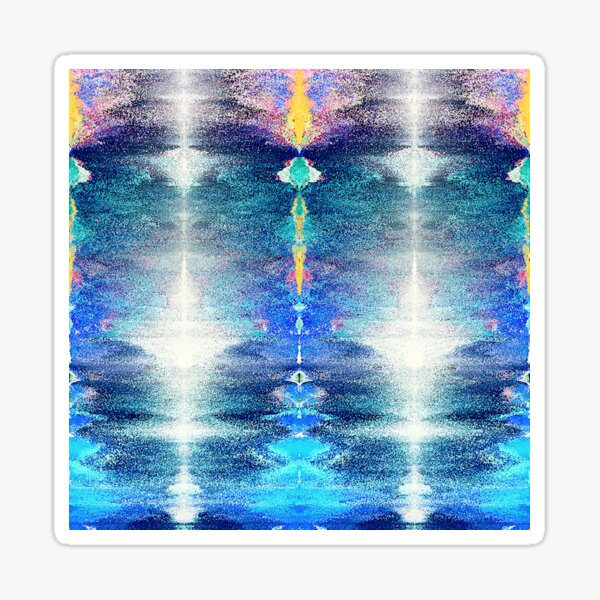 "Glitch Digital Art" Sticker for Sale by AintJames | Redbubble