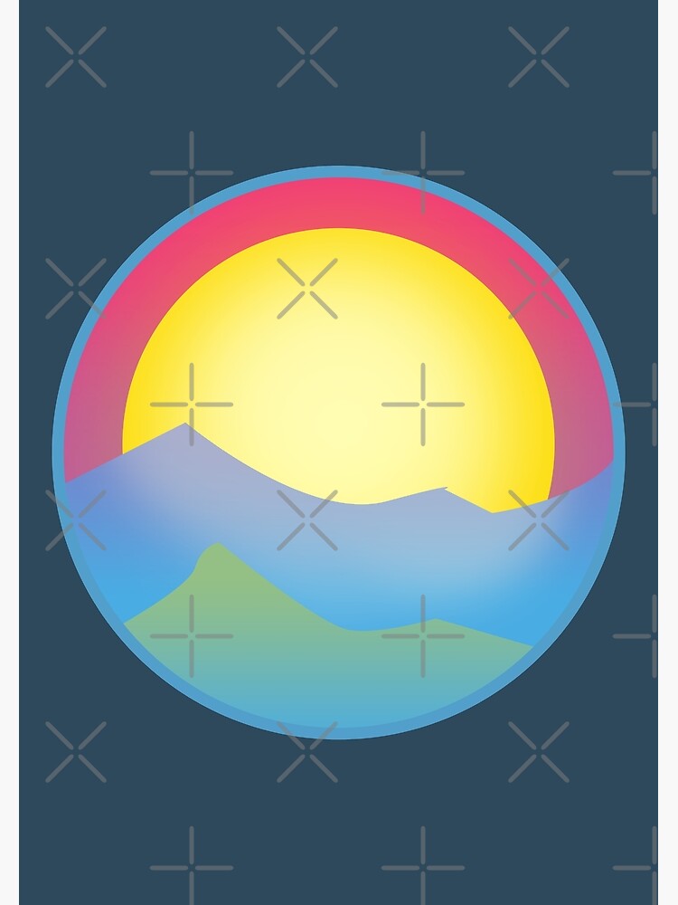 "Pan landscape pride flag" Poster for Sale by KayleeVerschure | Redbubble