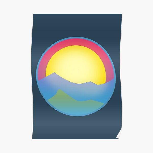 "Pan landscape pride flag" Poster for Sale by KayleeVerschure | Redbubble