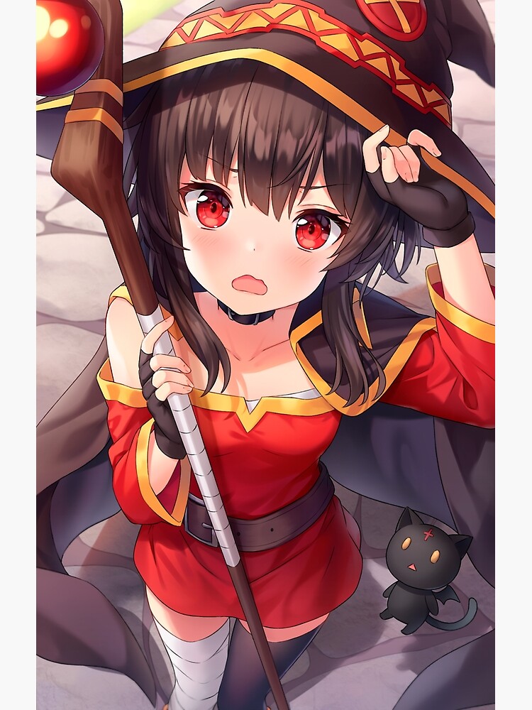 Megumin Butt Thicc Ass Thighs Konosuba Sexy Lewd Hentai Ecchi Anime Girl 14 Art Print For