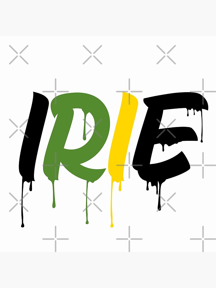 "Irie" Poster for Sale by JAMAICAMERCH | Redbubble