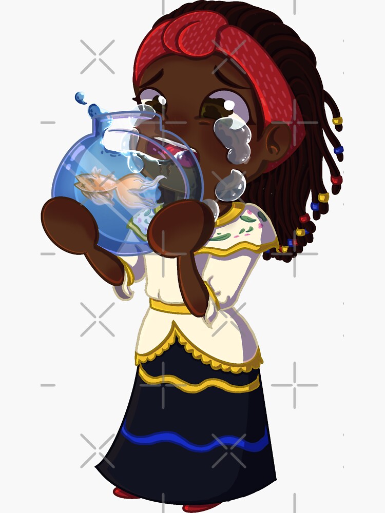 "Fish Lady Encanto " Sticker by RTheBestKing | Redbubble