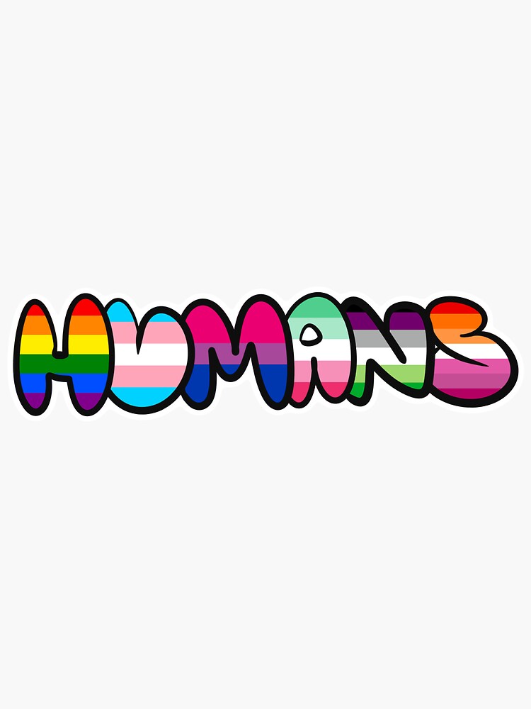 "HUMANS" Sticker for Sale by theartpiper | Redbubble