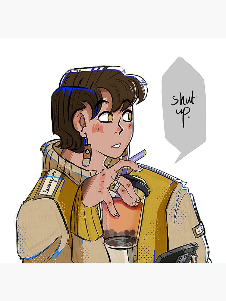 "boba tea boy " Poster for Sale by iamasquare | Redbubble