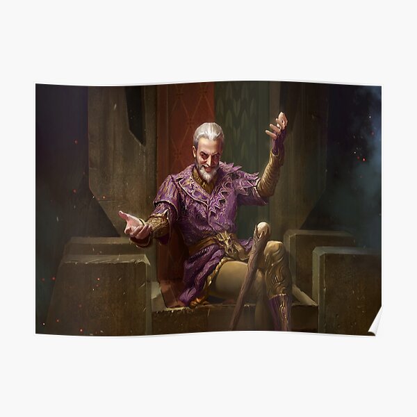 "Sheogorath" Poster for Sale by Gamerartszzzz | Redbubble
