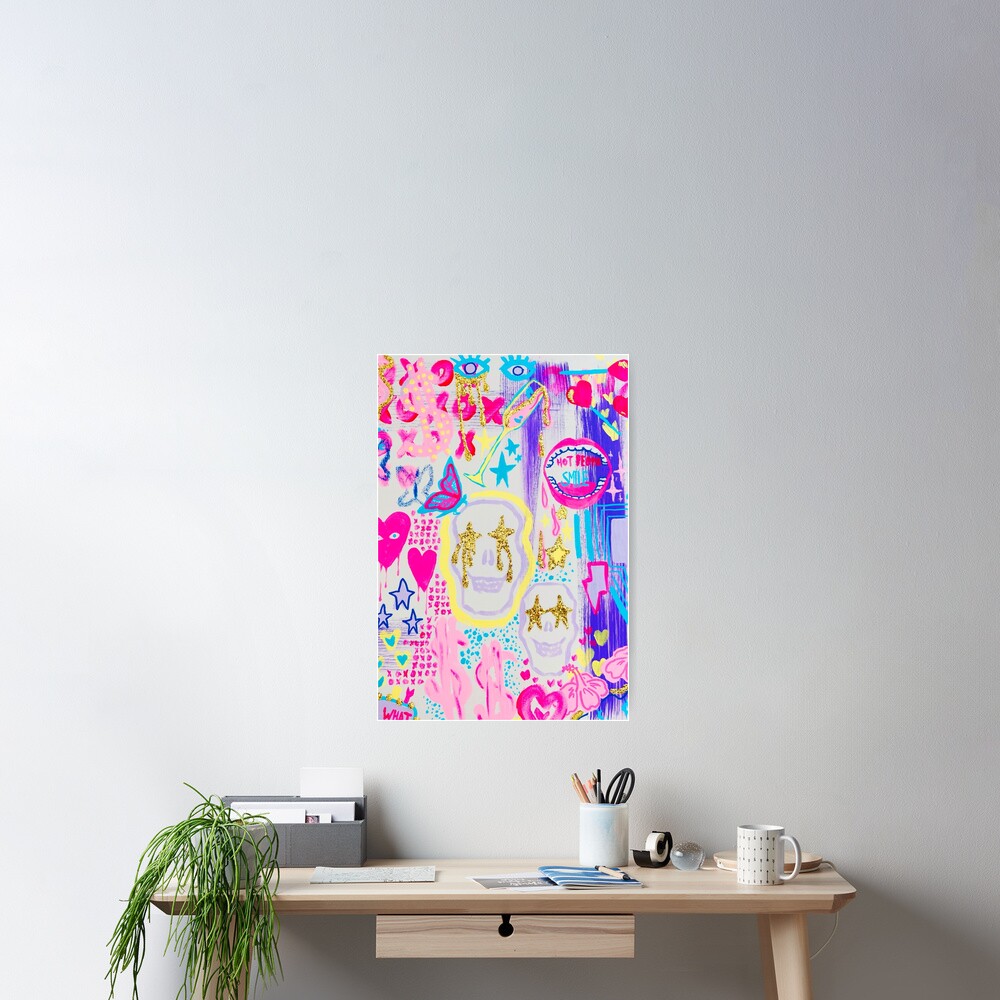 "Preppy Collage 1" Poster for Sale by lilywiik | Redbubble