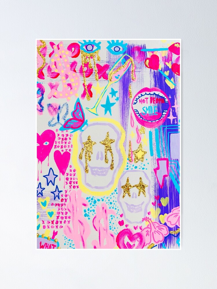 "Preppy Collage 1" Poster for Sale by lilywiik | Redbubble