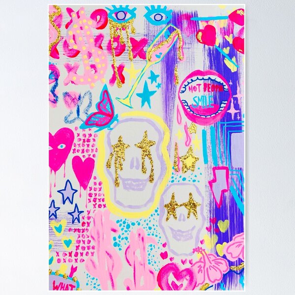 "Preppy Collage 1" Poster for Sale by lilywiik | Redbubble