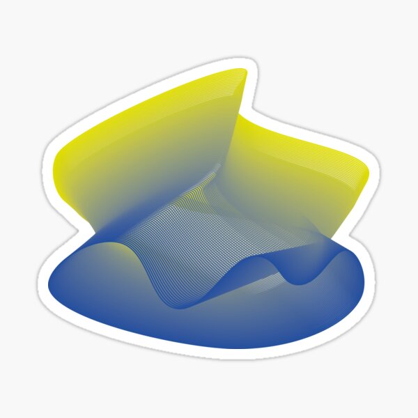 "wavy" Sticker for Sale by demirkanad | Redbubble