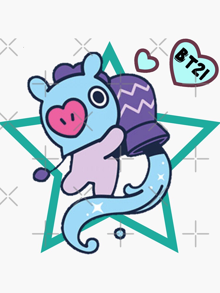Pegatina «Bt21 Bebé Mang» de theclassic2 | Redbubble