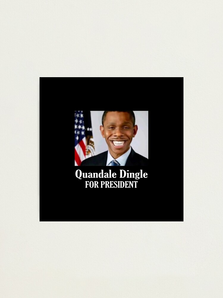 "QUANDALE DINGLE FOR PRESIDENT - QUANDALE DINGLE MEME" Photographic ...