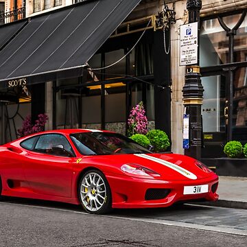 "Ferrari 360 Challenge Stradale" Sticker for Sale by Rico Liu | Redbubble