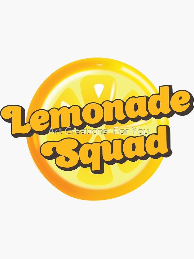 "awesome lemonade squad" Sticker for Sale by aleynanuhveren | Redbubble