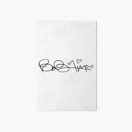 "Bo Burnham Merch Signature Logo" Art Board Print by SamibShop | Redbubble
