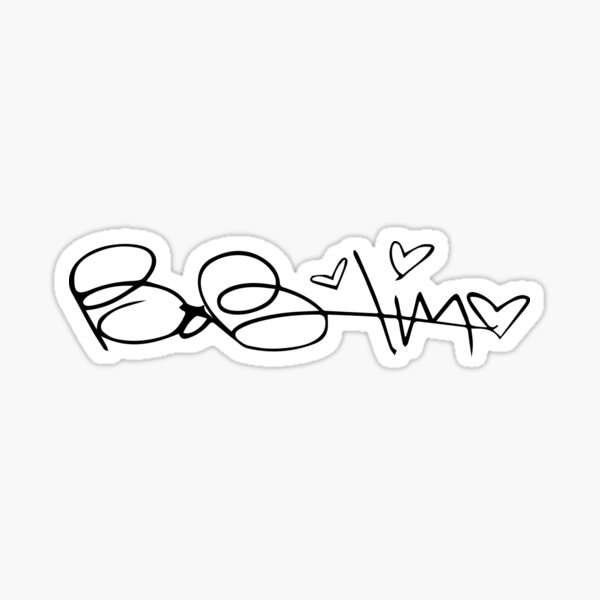 "Bo Burnham Merch Signature Logo" Sticker by SamibShop | Redbubble