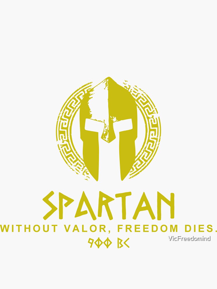 "Spartan 900bc" Sticker for Sale by VicFreedomind | Redbubble