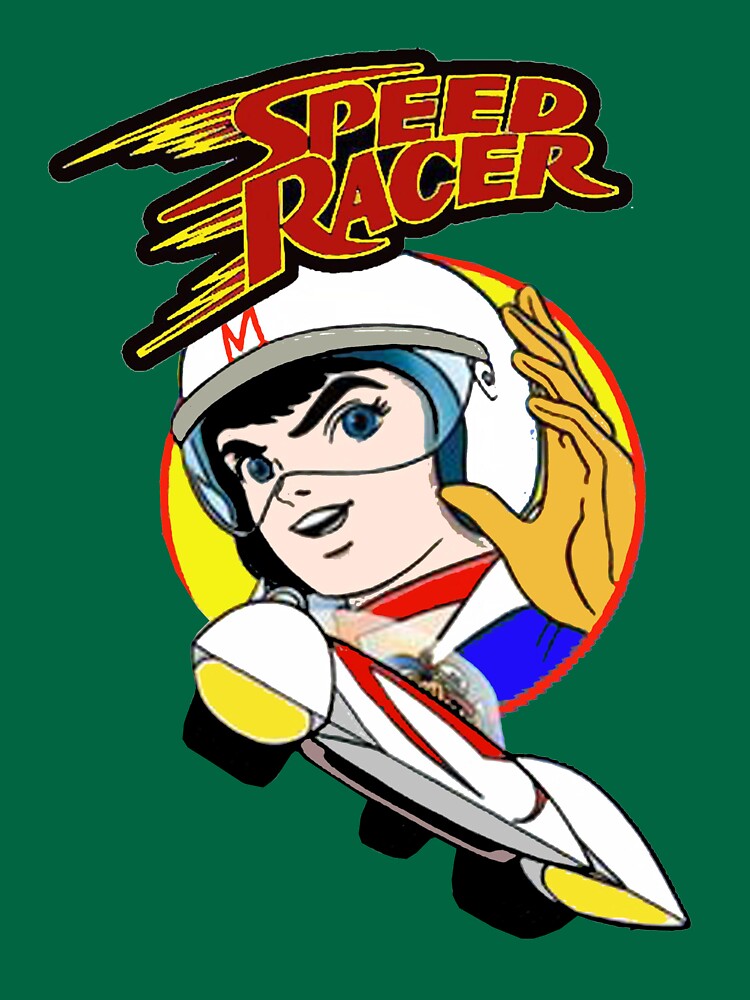 "Speed Racer Go Go Go" T-shirt for Sale by REDPAPAYA | Redbubble | car ...