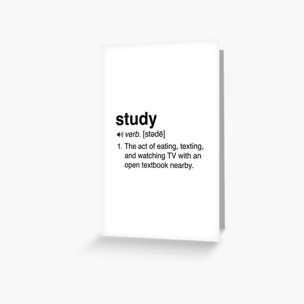"Study" Greeting Card by eva-aestheticcc | Redbubble